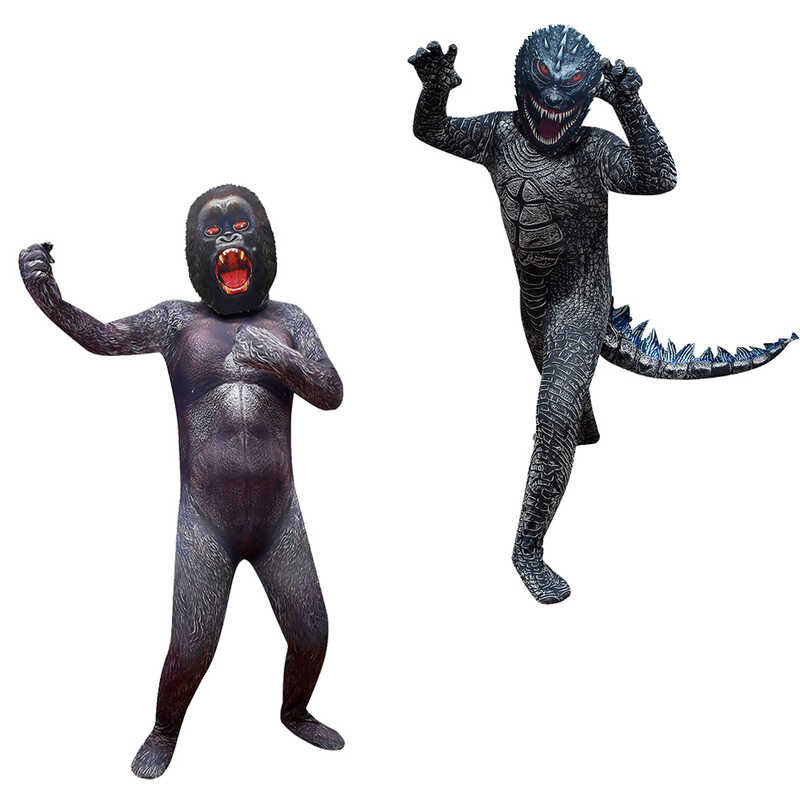 Nakakatakot Na Kostum Ng Halloween Cosplay Para Sa Mga Bata G-Godzillaa ...