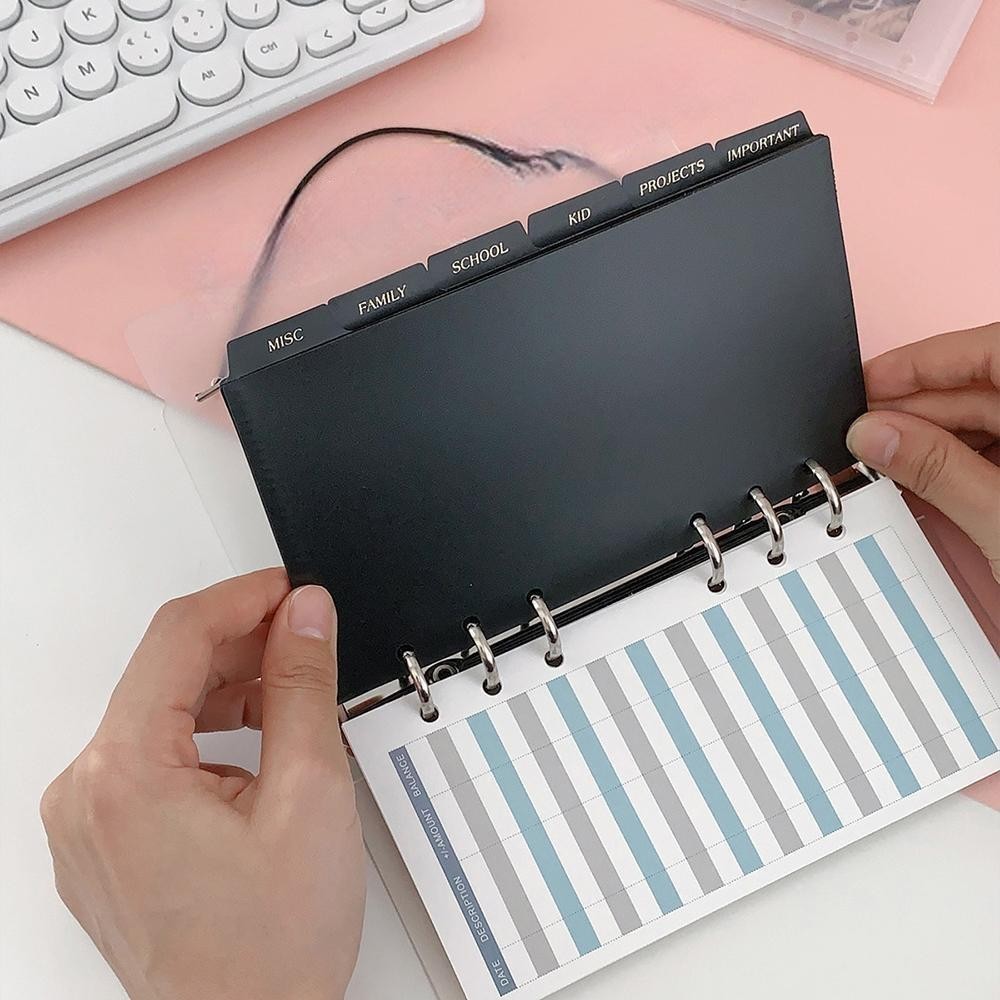 A6/A6/A7 Binder Index Dividers Index Page for Loose-leaf Notebook ...