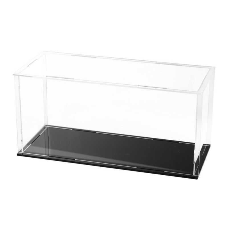 Clear Display Acrylic Show Case Para Sa 1/18 Diecast Car Laruan Black ...