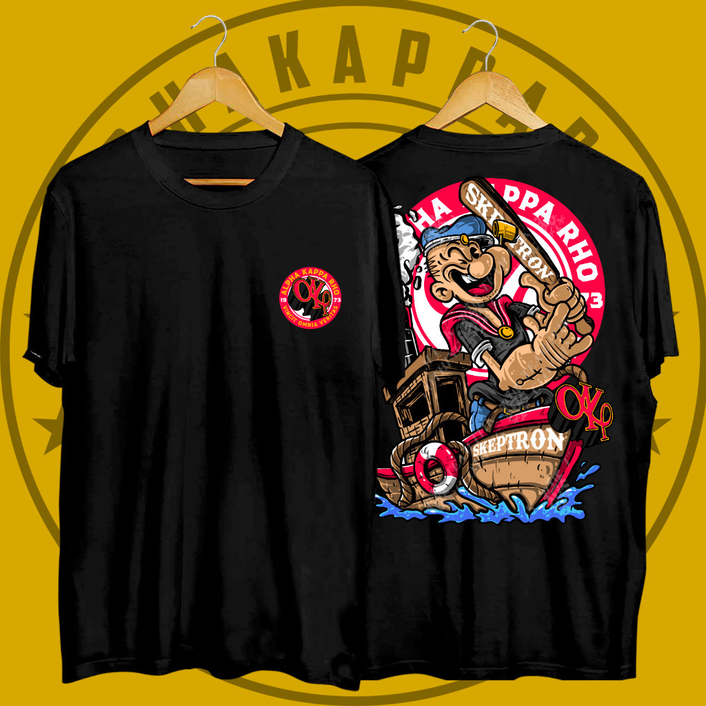 akp frat shirt Alpha Kappa Rho V121 skeptron Original design ( POPEYE ...
