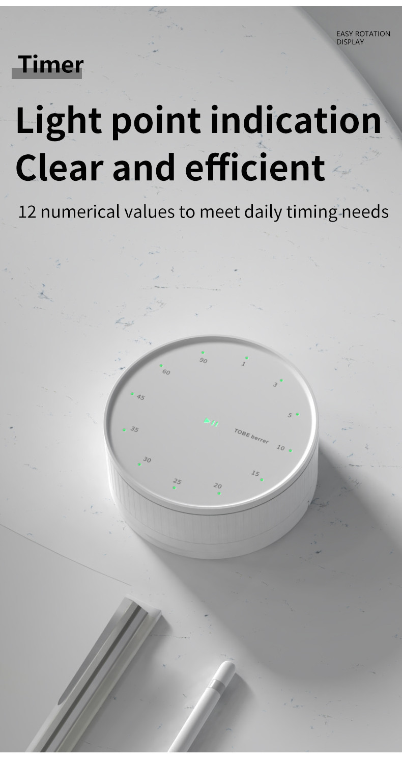 Rotating Timer Full Magnetic for Kitchen Cooking Study Exercise ...