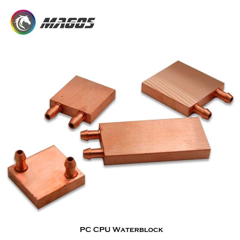 PC CPU GPU Northbridge Waterblock Pure Copper Universal For Intel AMD ...