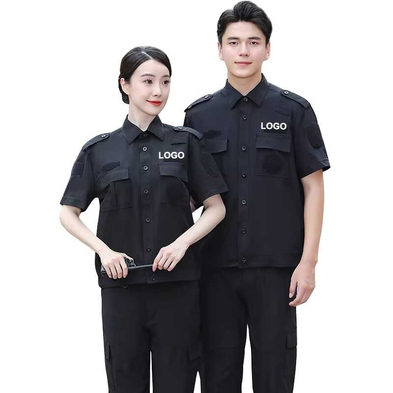 Camouflage Uniforms Safety Jacket Short Sleeve Work Clothes Men Overall ...