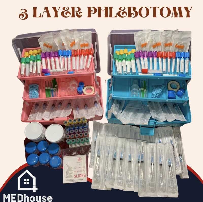 E0 Medhouse/ 3 Layer Phlebotomy Box/ For Medtech /Phlebotomy Kit ...
