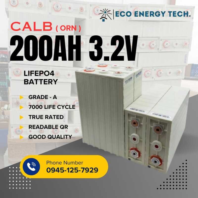 ENERGY TECH ECO - HIGH QUALITY Lifepo4 BATTERY CELL CALB (Orn) 200Ah 3 ...