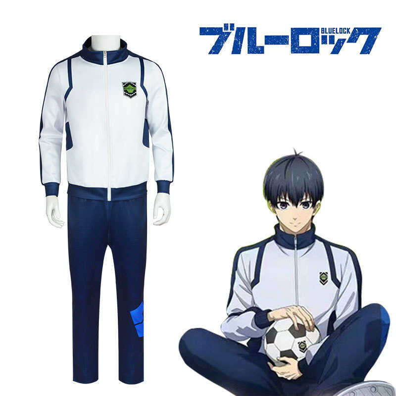 Blue prison school uniform cosplay costume set by Jieshi Yi anime group ...
