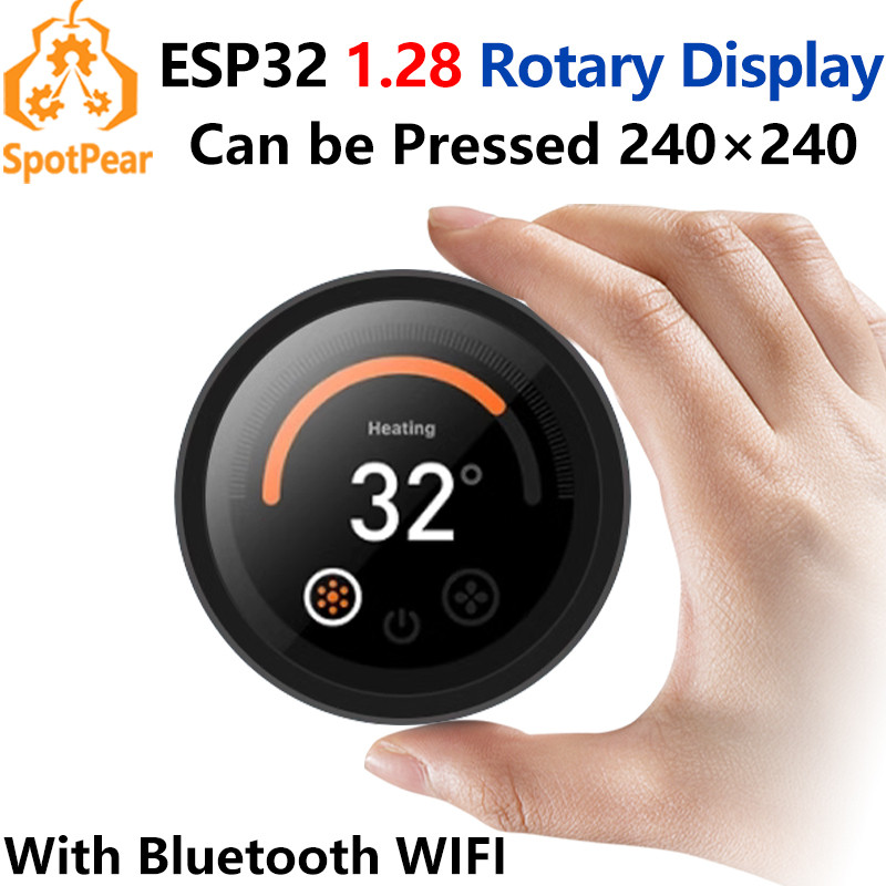 ESP32 Development Board C3 1.28 inch Round Rotary LCD Smart Screen 1 ...