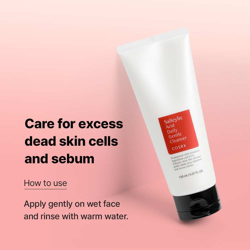 [COSRX OFFICIAL] Dual Cleanser: Balanced pH & Salicylic Cleanser Duo_Low pH Good Morning Gel ...