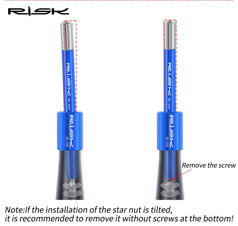 Risk MTB Bike Fork Star Nut Removal and installation Tool | Shopee ...