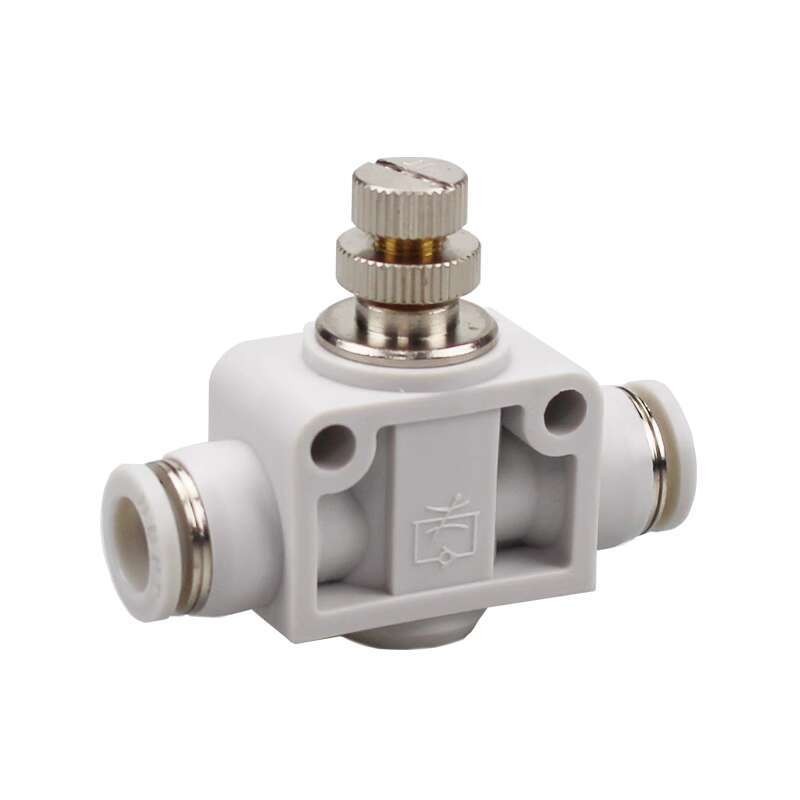 PU tracheal fast connect speed control valve SA-04 6 8 10 12 14 16 pipeline flow limiting valve ...