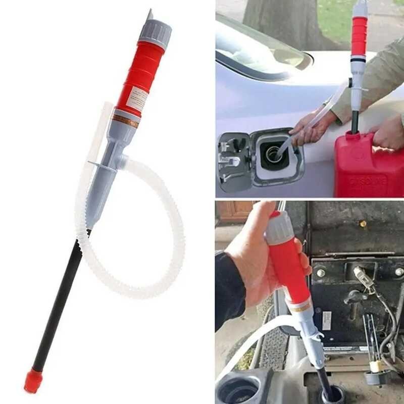 Portable Liquid Fuel-Pump Sucker Oil-Transfer Electric Oil Car Siphon Petrol Fuel Transfer Pump ...