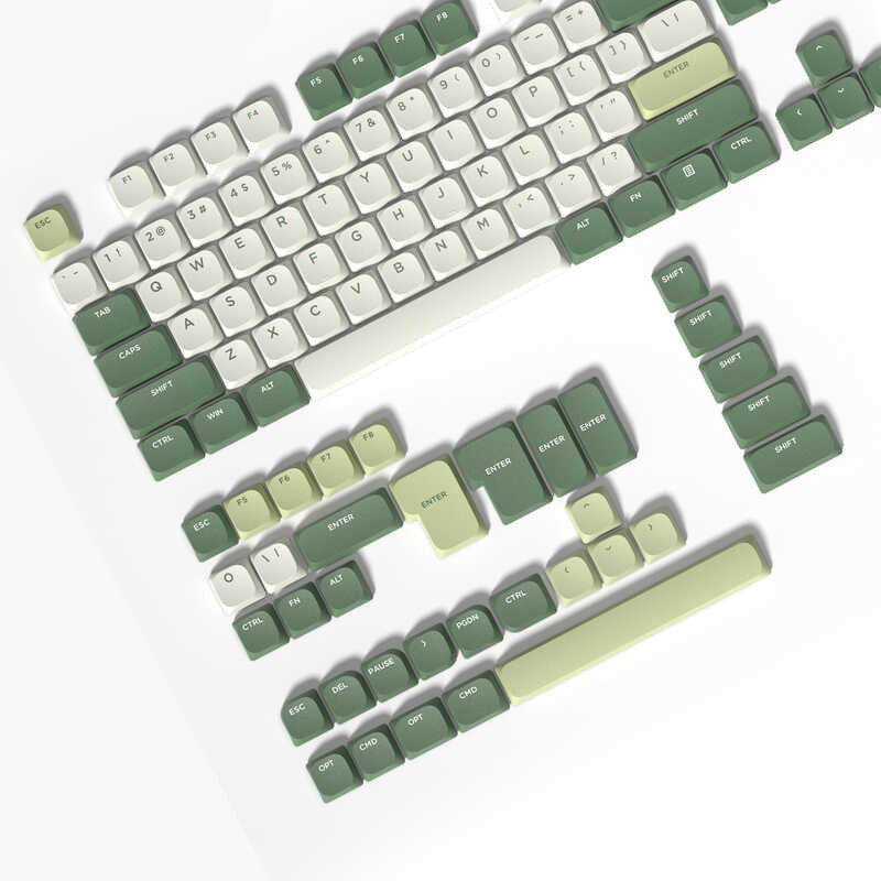 Key Lliy 144 Ha Low Profile PBT Keycaps Double Shot Custom Key Cap Para ...