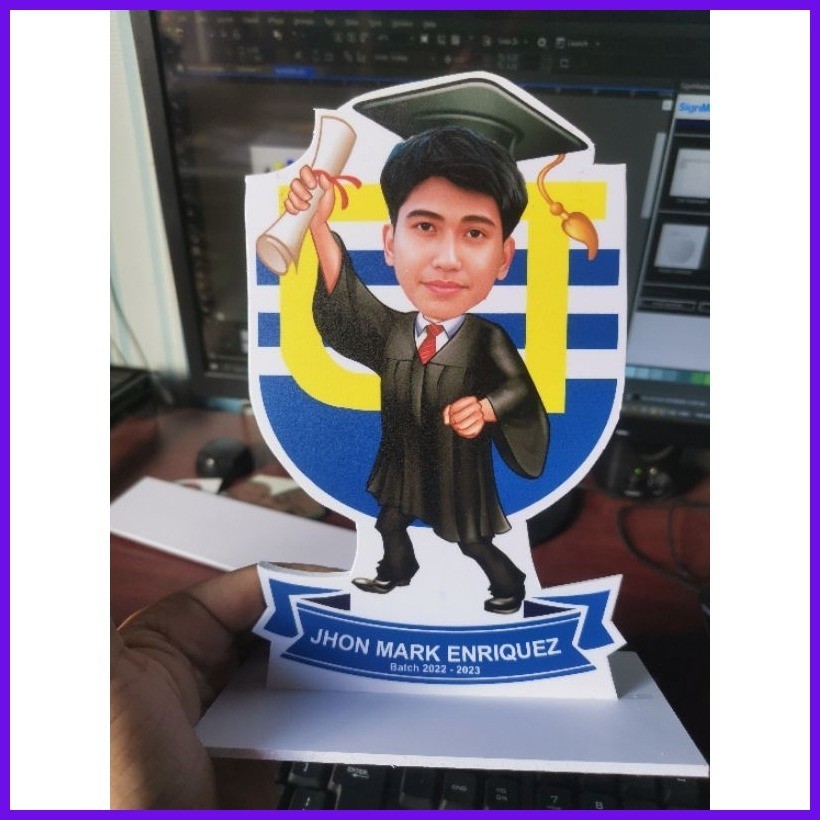 CARICATURE GRADUATION PIC STANDEE | Shopee Philippines