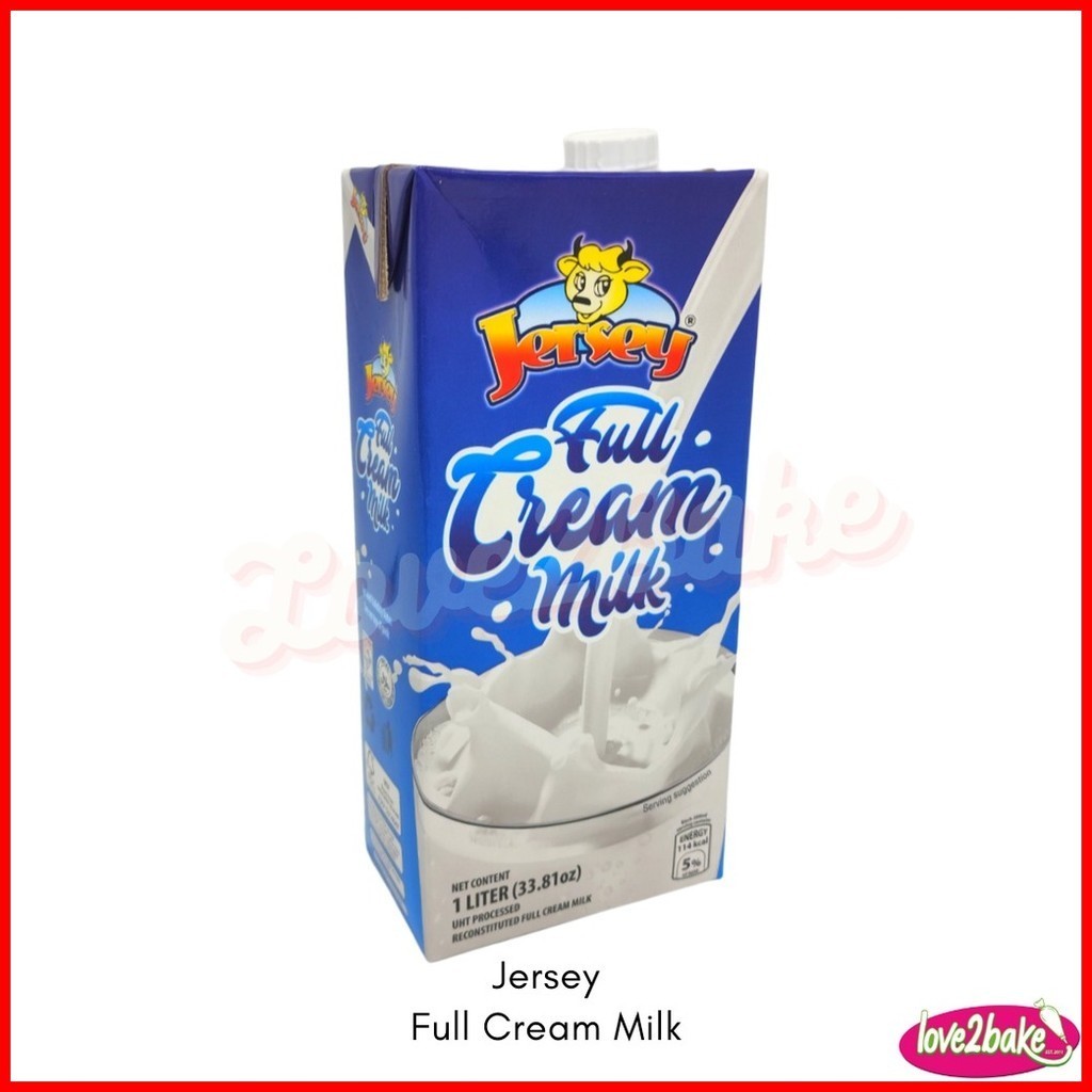 ∈ Jersey UHT Full Cream Milk 1 Liter | Shopee Philippines