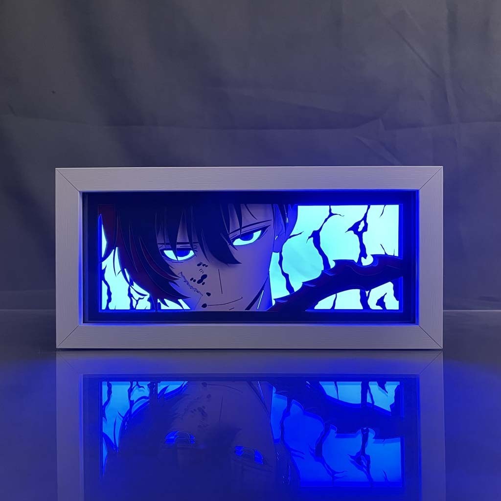 Solo Leveling Light Box Sung Jin Woo Figure Bedside Lamp Cool Gift for ...