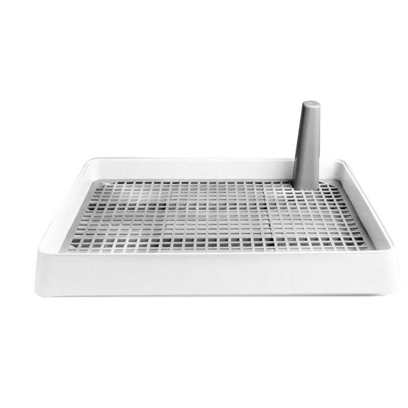 Dog Toilet Portable Potty Pee Pad Holder Pet Tray na may Grate Urine ...