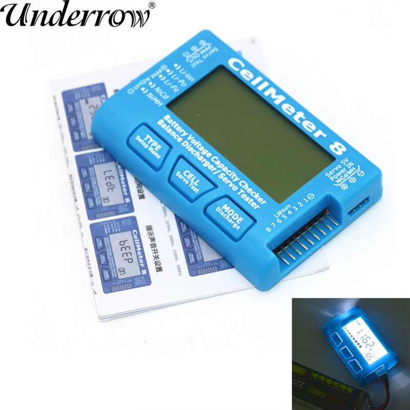 AOK Cellmeter 8 1-8S Capacity Test Meter With Battery Voltage Balance ...