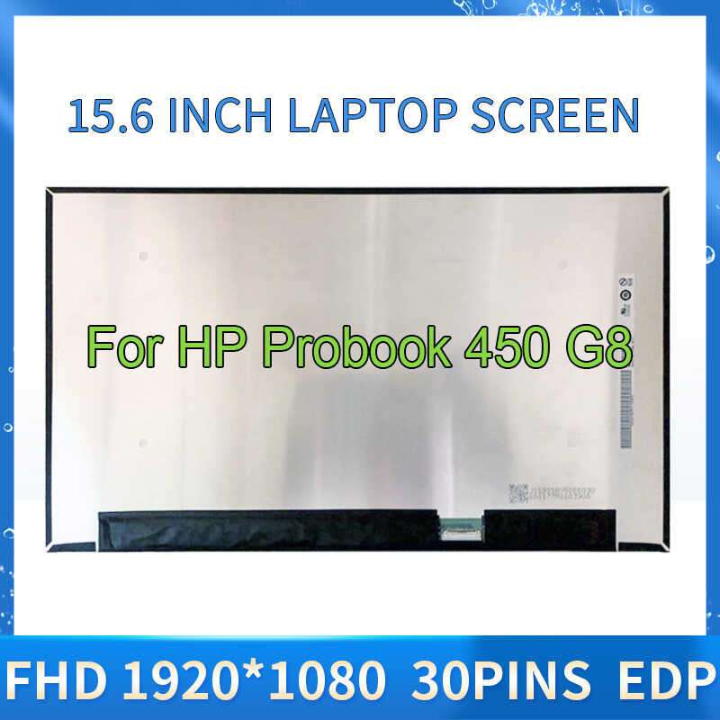 & 15.6" Slim LED Matrix For HP Probook 450 G8 Laptop Lcd Screen Panel ...