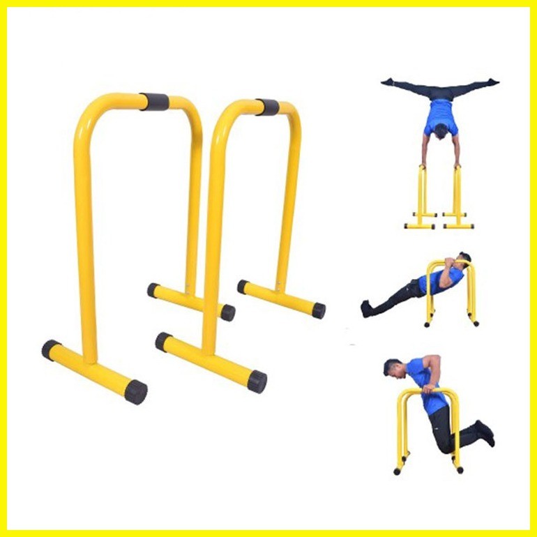 ♀ ☂ Indoor Power parallel bars Parallel Parallettes Pair Push Up Dip ...