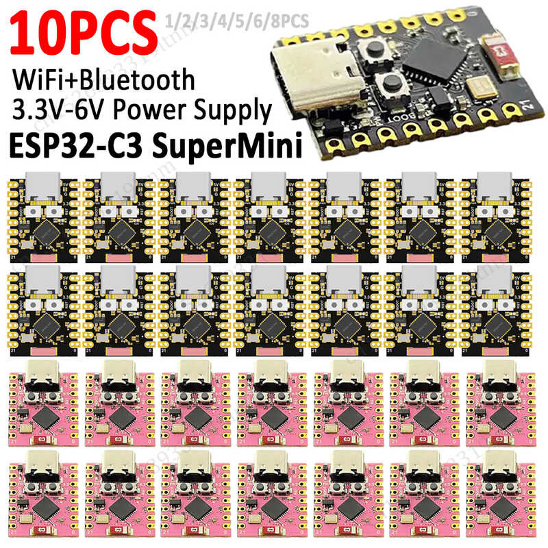 Esp32-C3 1-10Pcs Electronics Project Wifi Bluetooth Module Esp32 Supermini Development Boa ...