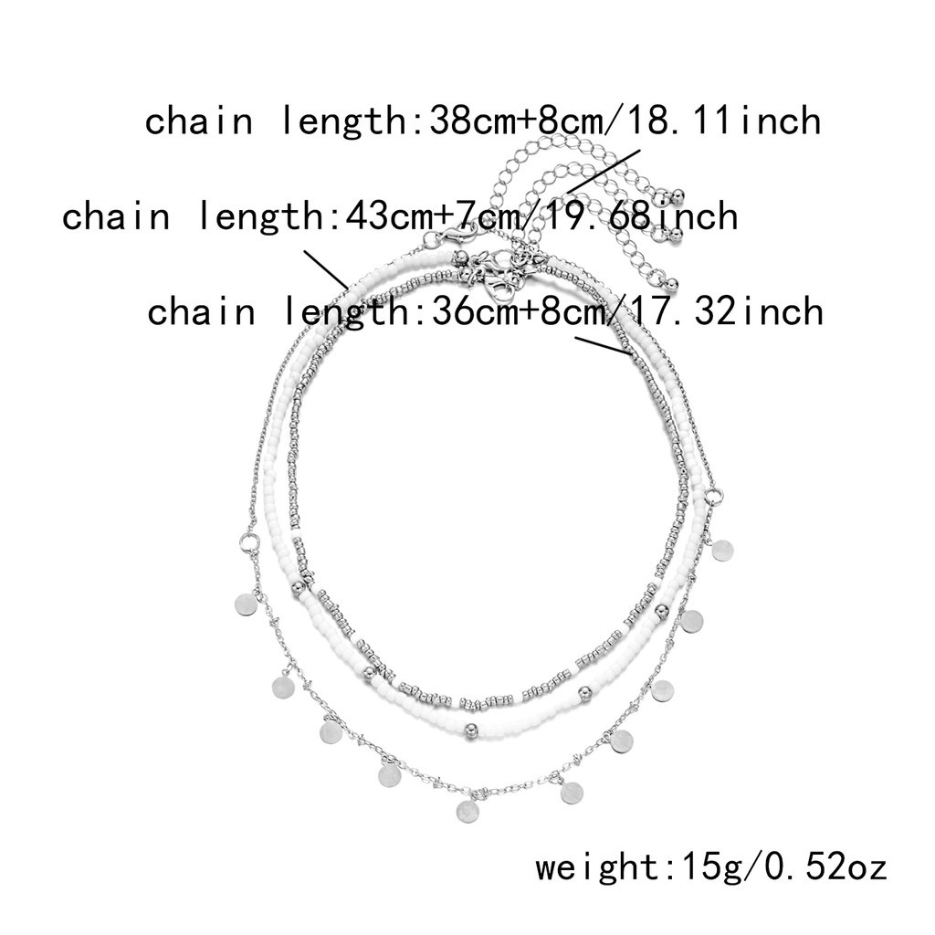 Bohemian Starfish Shell Necklace Fishtail Pearl Multilayer Chain ...