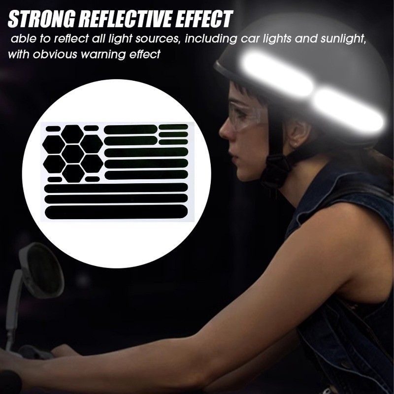 [ Featured ] Motorcycle Helmet Reflective Sticker - Invisible ...