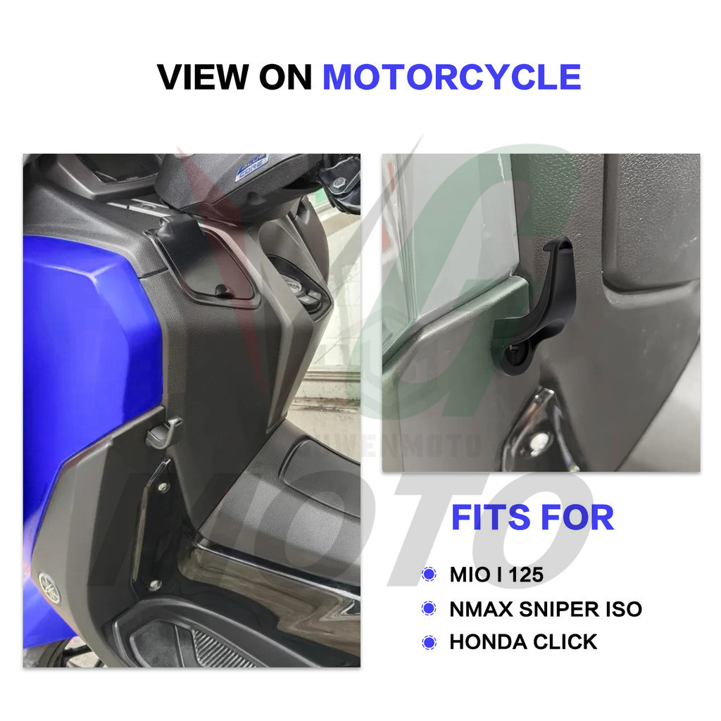 Original MOTORCYCLE HANGER HOOK HELMET HOOK FOR NMAX V2 /MIO i125 ...