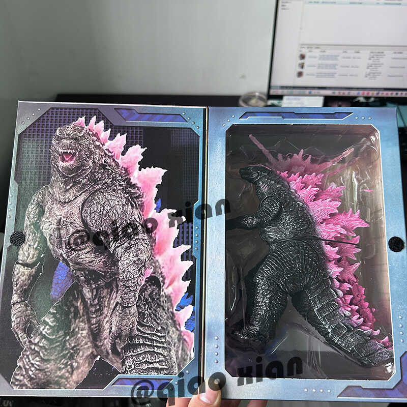 LY 2024 NECA GodzillA VS King Kong 2 Jet Energy Edition SHM MonSter ...