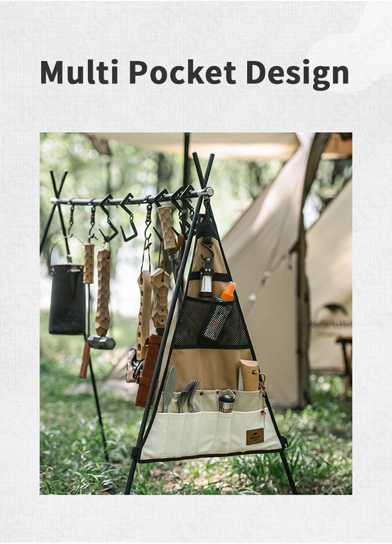 Naturehike Side Triangle Storage Canvas Bag for Triangular Hanging Rack ...