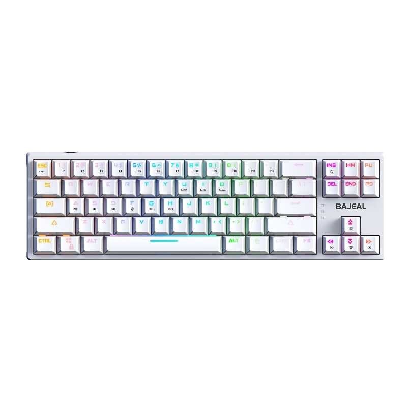 71 Key Bagong Mechanical RGB Backlight USB Type C Wired Game Ergonomic ...