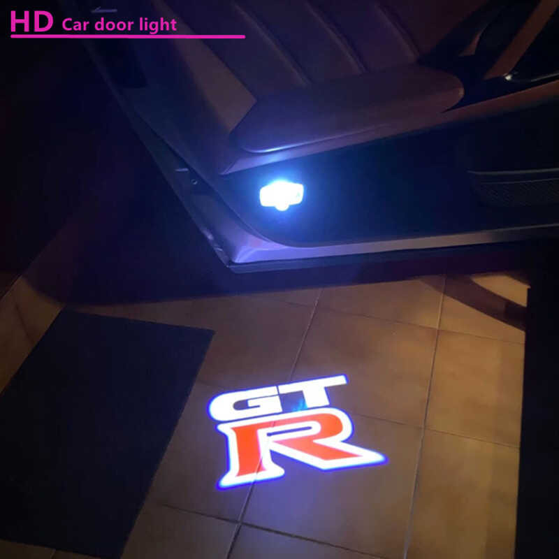 For Welcome Lights Nissan R34 / R35 LED Door - Projector Light GTR Auto ...