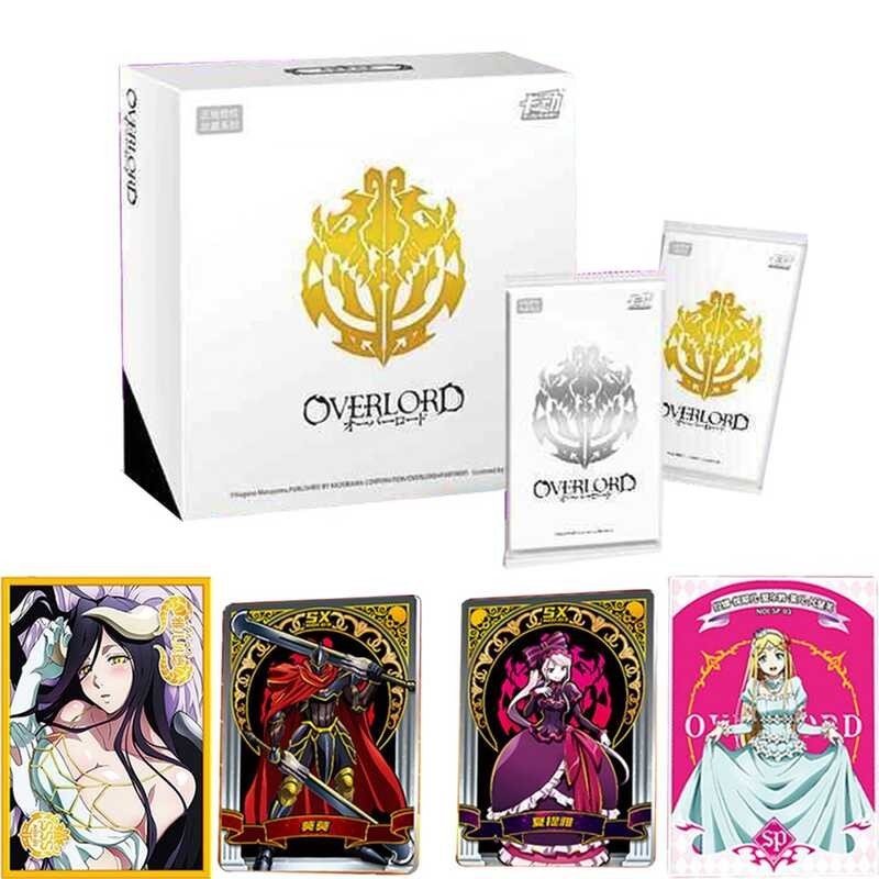 Anime Overlord New Character Collection Cards Booster Box Albedo Ainz ...