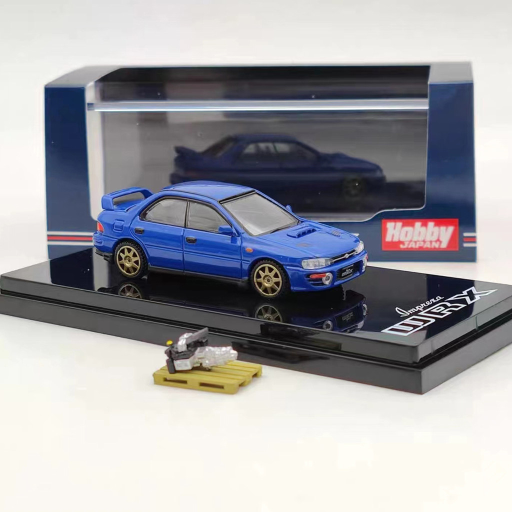 1/64 Scale SUBARU IMPREZA WRX (GCB) STi II Sports Blue Customized ...