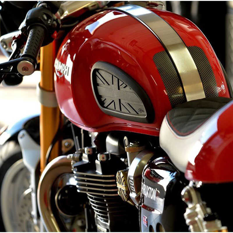 Side Fuel Motorcycle Knee Tank Pad Stickers Ng Guma FOR Street Twin ...