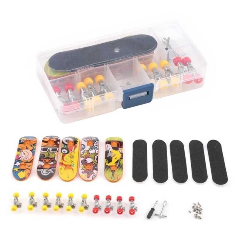 Skate Boarding DIY Kits Tech Decks Finger Skateboard Figurine Child ...