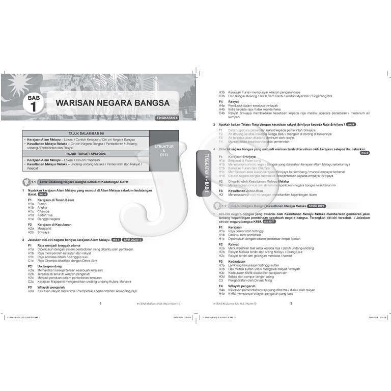 GUIDE REVISION SPM HISTORY OF MASTERING FACTS OF PAPER HISTORY 2 ...