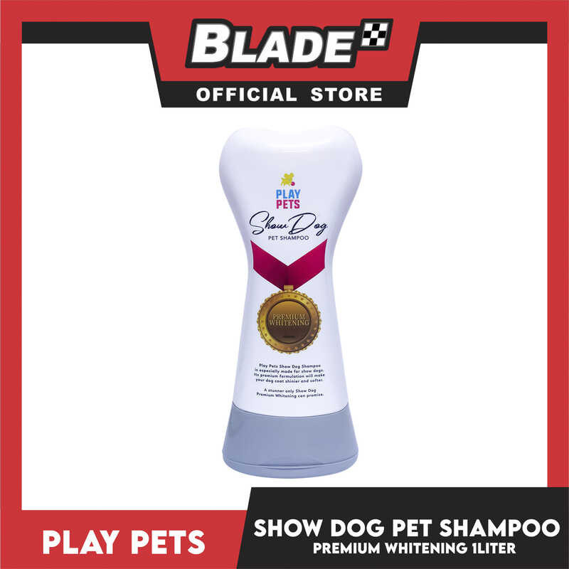 Play Pets Show Pet Shampoo 1000ml (Premium Whitening) Shampoo, Dog ...