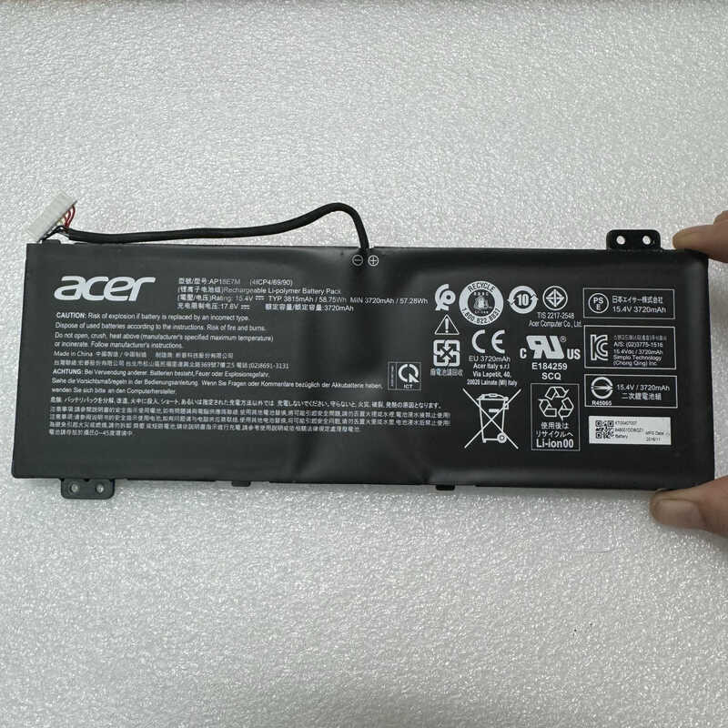 ACER Original An515-54 An517-51 7 An715-51 Ap18e7m Ap18e8m Battery ...