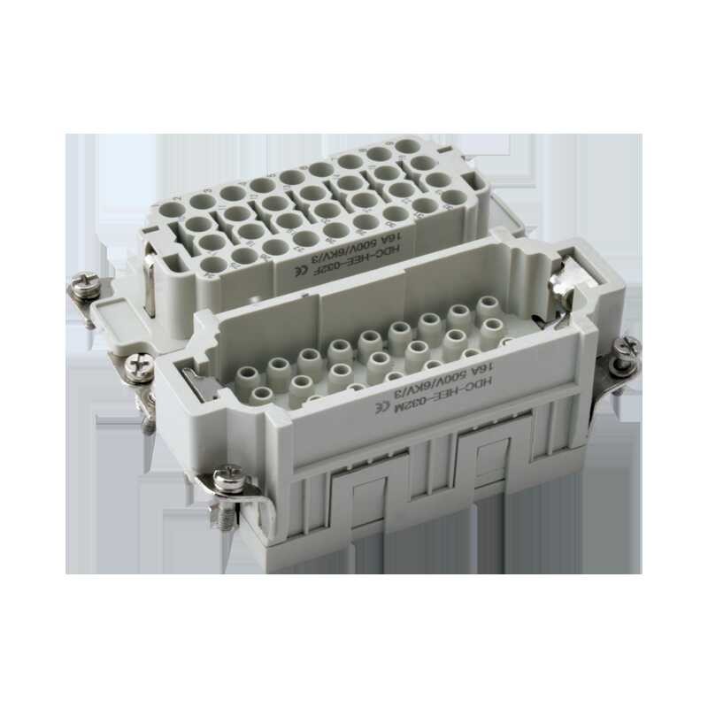 32 core heavy-duty connector HDC-HEE-032MC HEE-032FC HEE-032-M HEE-032 ...