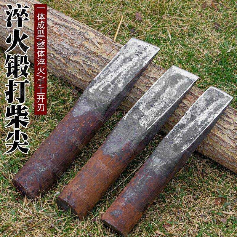 All steel forging and hammering household wooden axe tip, weighted ...
