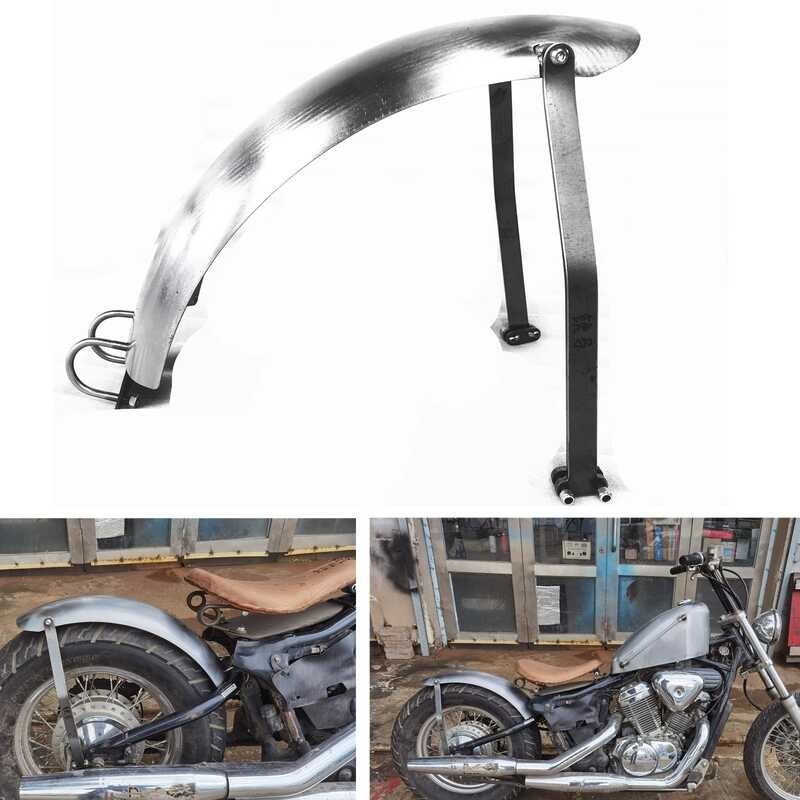 Motorcycle Rear Fender Steel Plate Splash Shield Mud Guard Board Para ...
