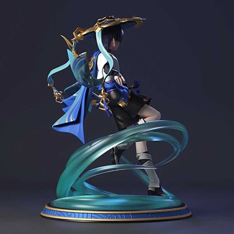 27 Cm Genshin Impact Wanderer Figure Anime Figure Shenhe/Nahida Action ...