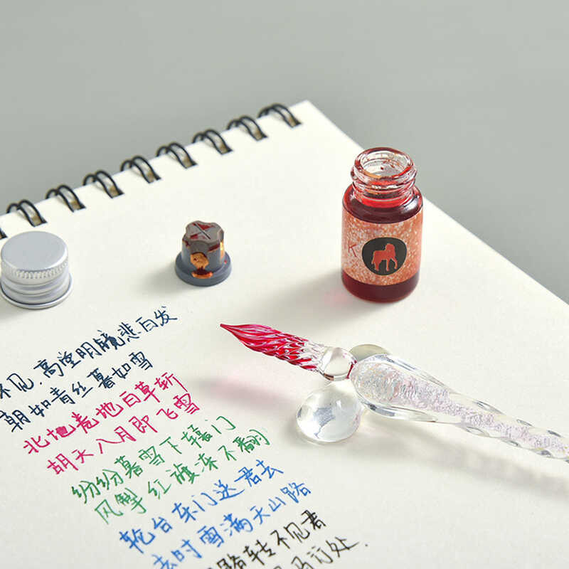 Powder Fountain Glitter Pens Portable DIY Markers Pen For School Office ...