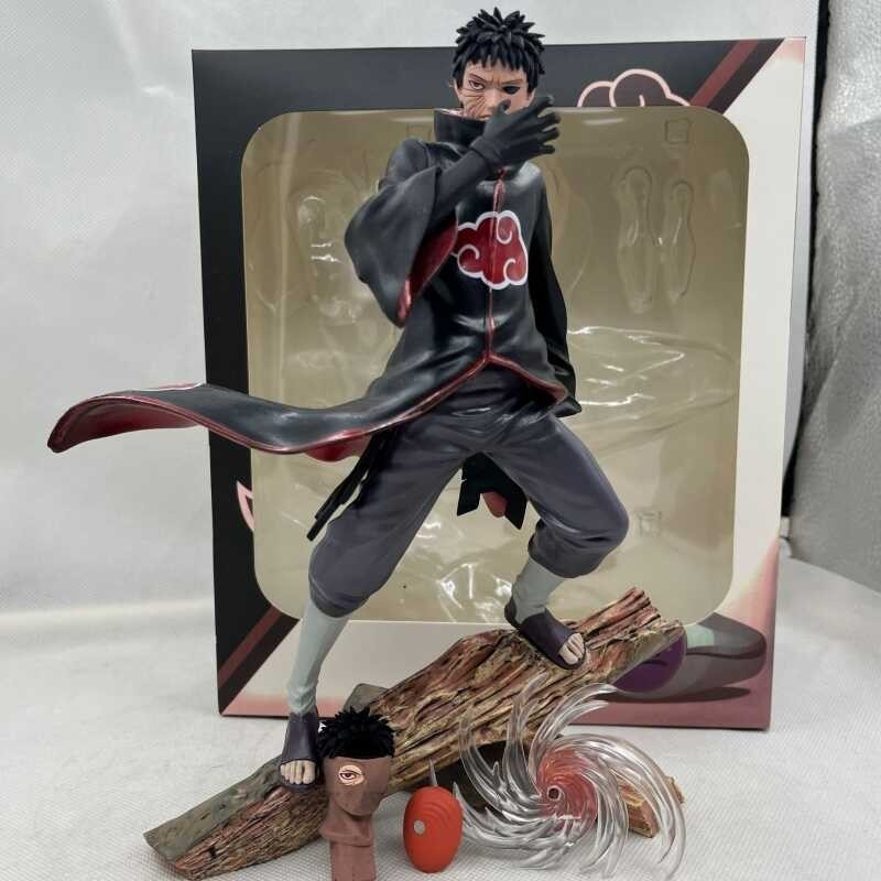 26 Cm Naruto Anime Figure Obito Uchiha Tobi Head Changeable Action ...