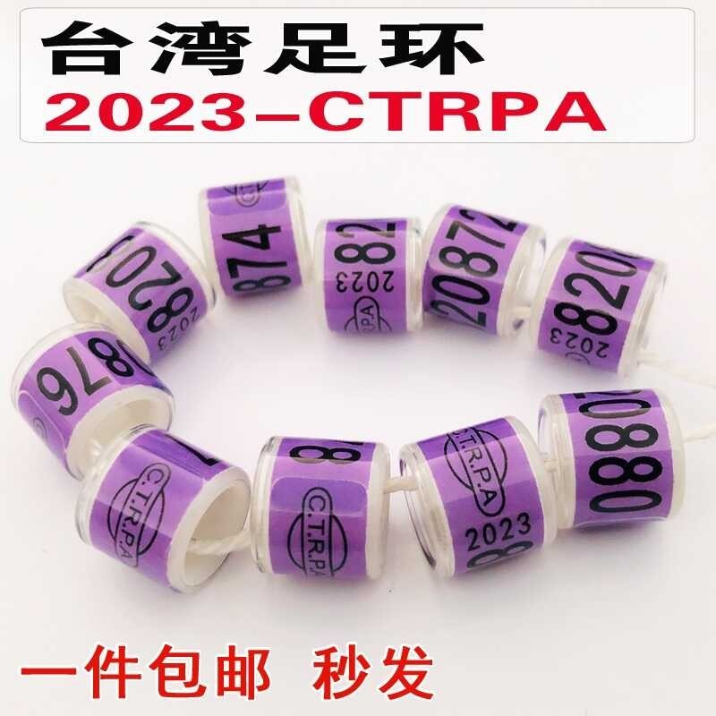 Taiwan 2023 CTRPA Foot Loops Electronic Ring Carrier Pigeon Treu ...