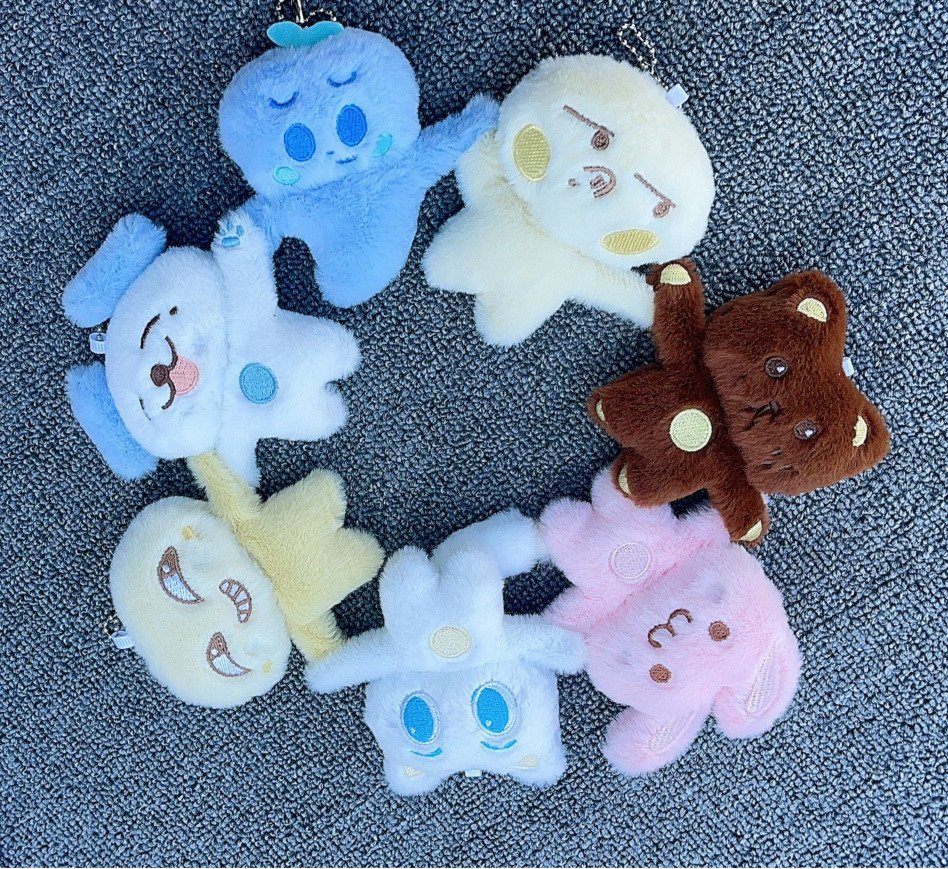 New Kpop Idol NCT Dream Magnet Doll Key Ring Cute Cartoon Plush ...