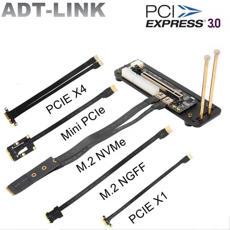 Laptop External Graphics Card eGPU PCI-E 3.0 X16 to M.2 NVMe&M.2 NGFF ...