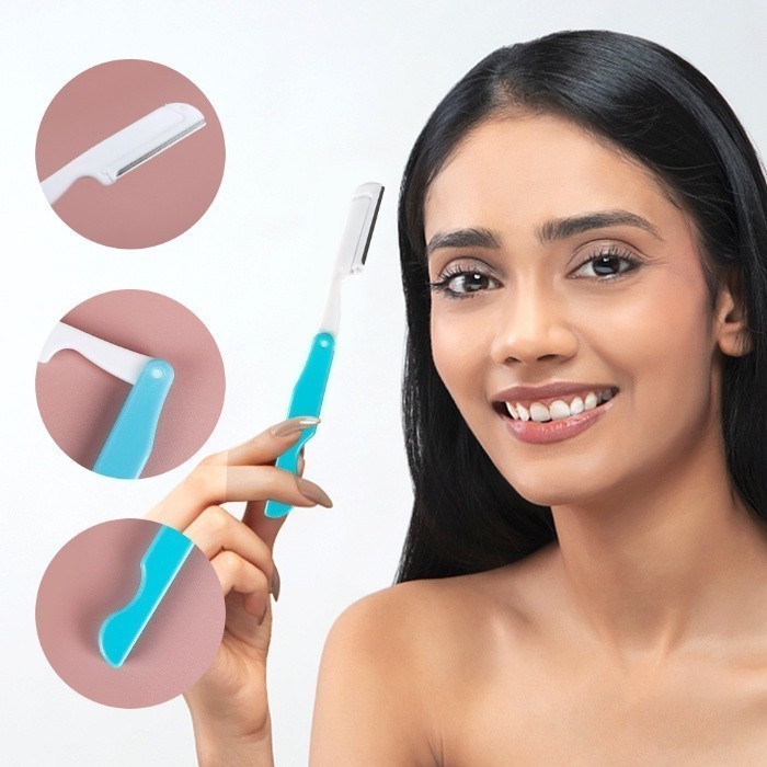 10/3Pcs Exfoliating Dermaplaning Eyebrow Hair Trimmer Shaper Shaver ...