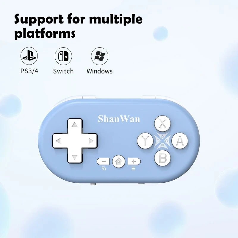 Shanwan Micro Wireless Bluetooth Controller Pocket-sized Mini Gamepad ...