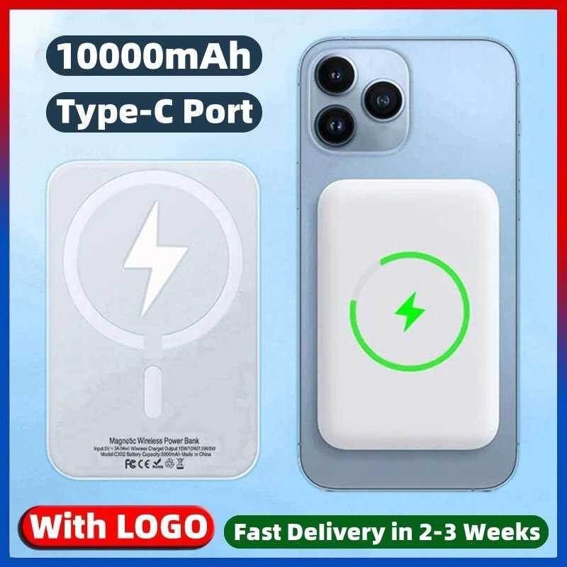 10000Mah Bagong USB C Magnetic Wireless Power Bank Para Sa Iphone 15 ...